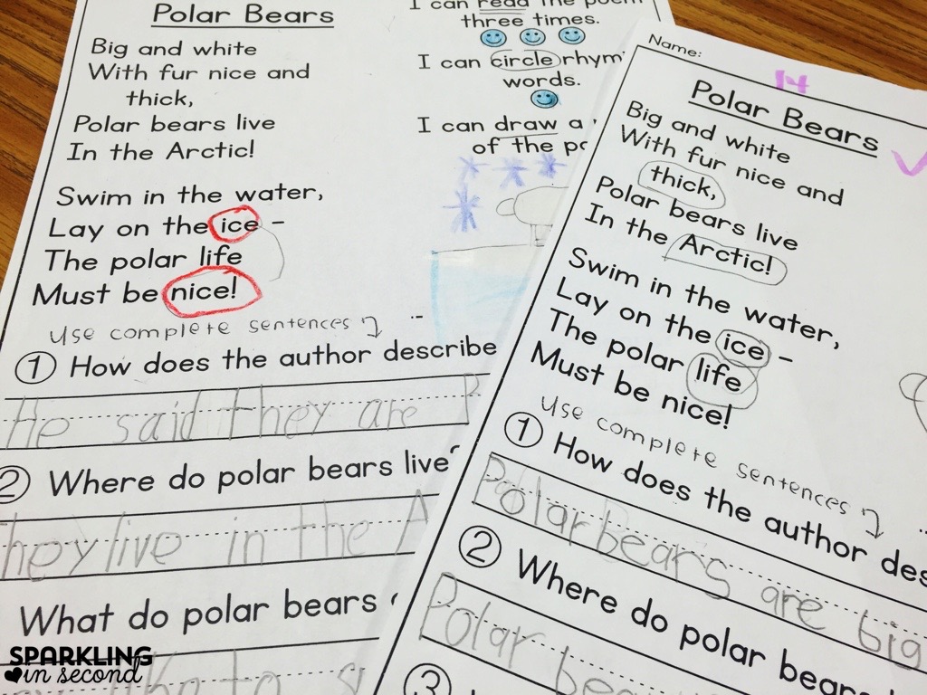 Fluency Activities – Sparkling in Elementary
