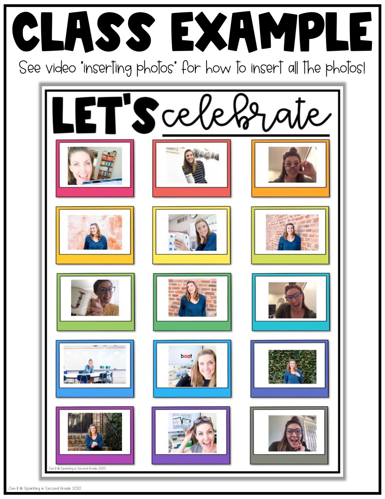 Student Posters for Celebrations – Sparkling in Elementary