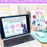 First Day of (Virtual) School - Sparkling in Elementary